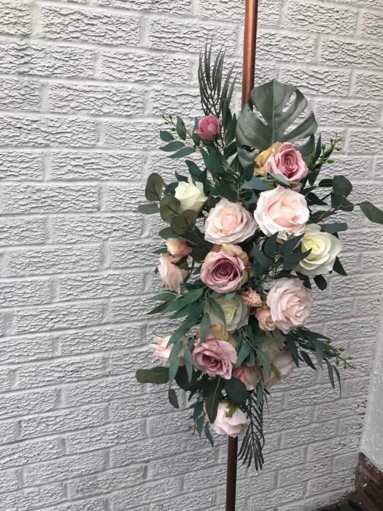 Boho Pink Pampas Flower Set - Arch Arrangement - IVY CRUZ