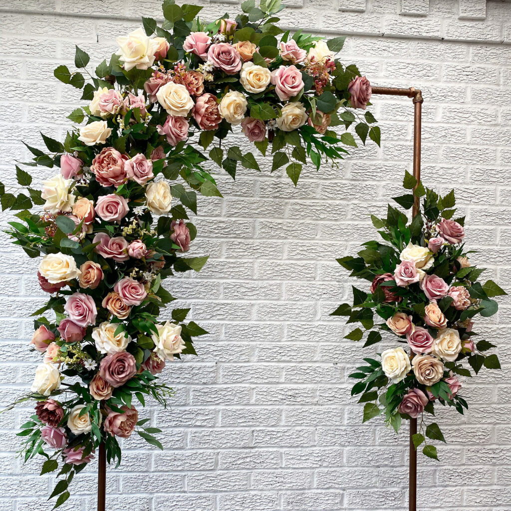 Vintage Flower Arch Dusty Pink Garland - IVY CRUZ